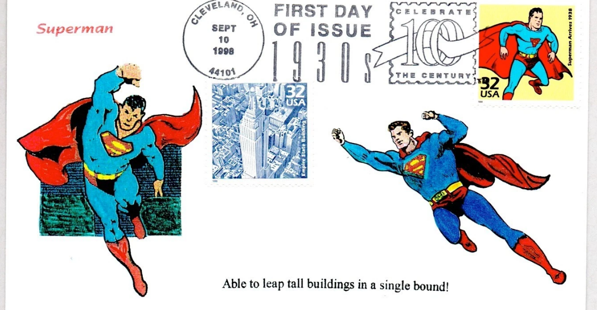 10 Collectible Comic Book Stamps and Postal Covers