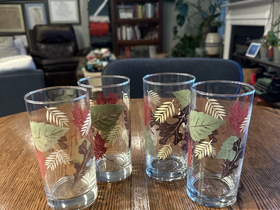 10 Vintage Glassware Patterns with Spooky or Autumn Designs